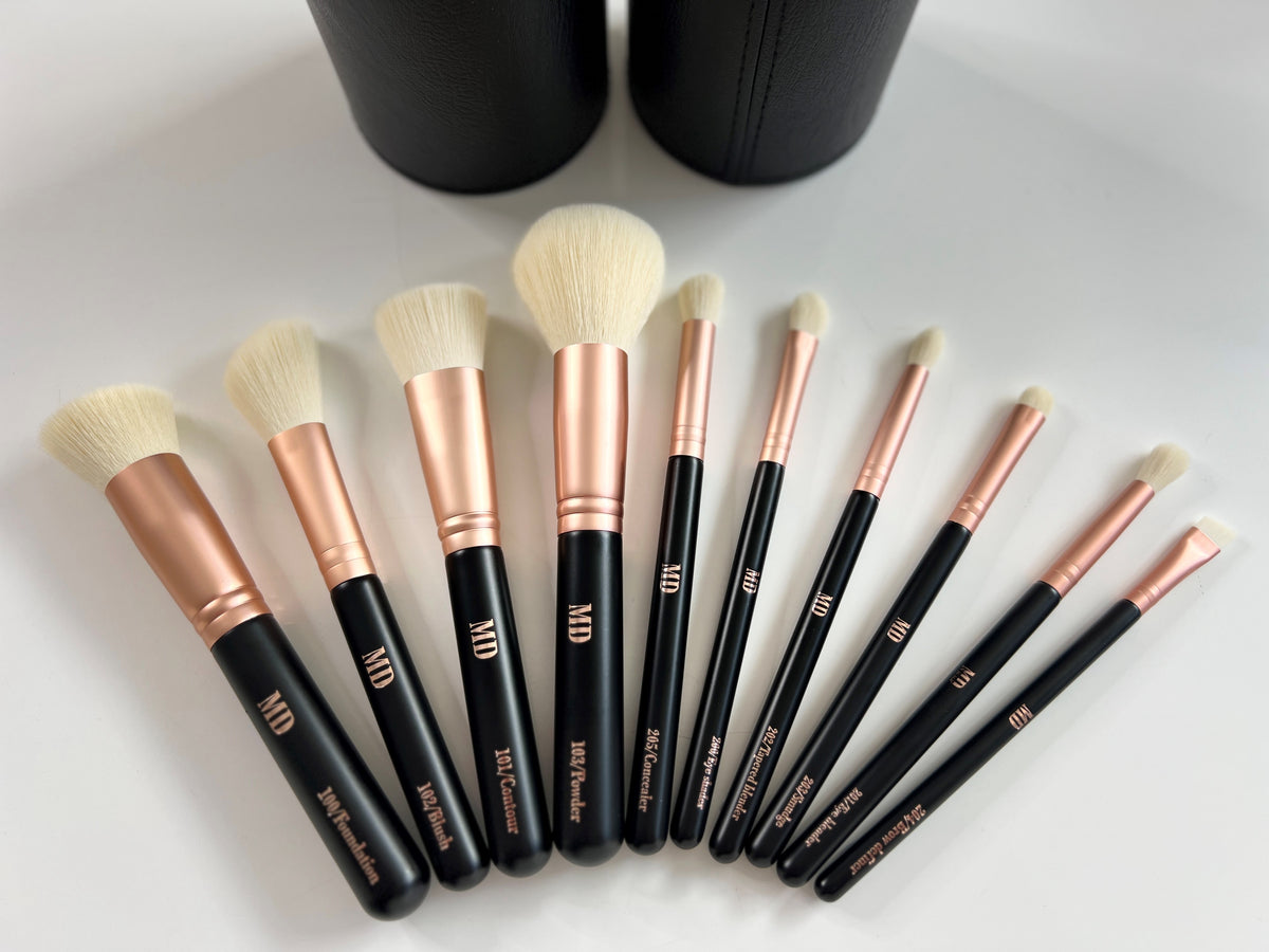 Perfect 10 Rose Gold Brush Set (Pre-Order) – Megan Dent - Makeup Artist